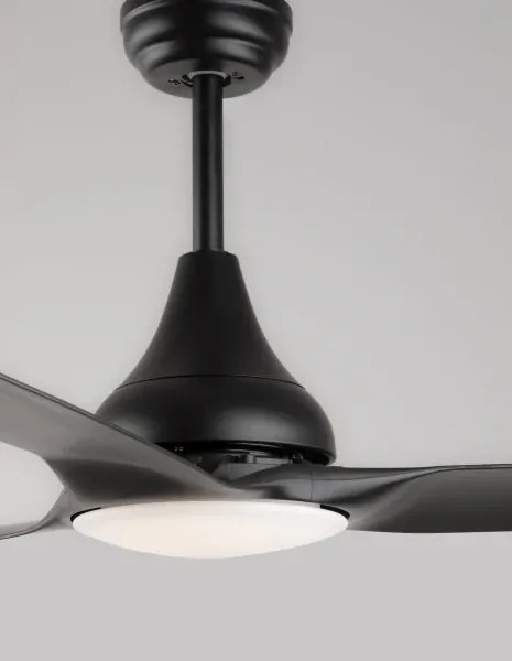 Stropní ventilátor Samoa 12.2 černé s dálkovým ovládáním