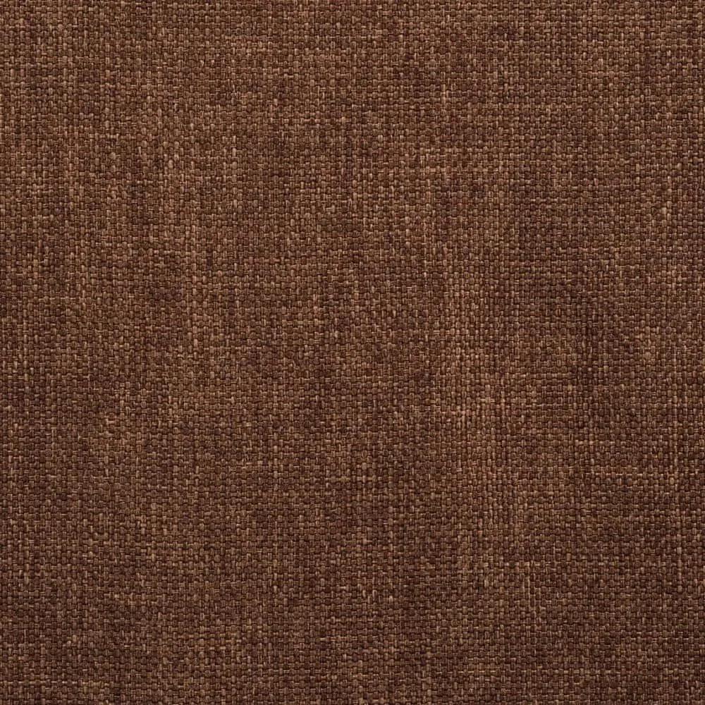 Petromila Jídelní židle 6 ks hnědé textil