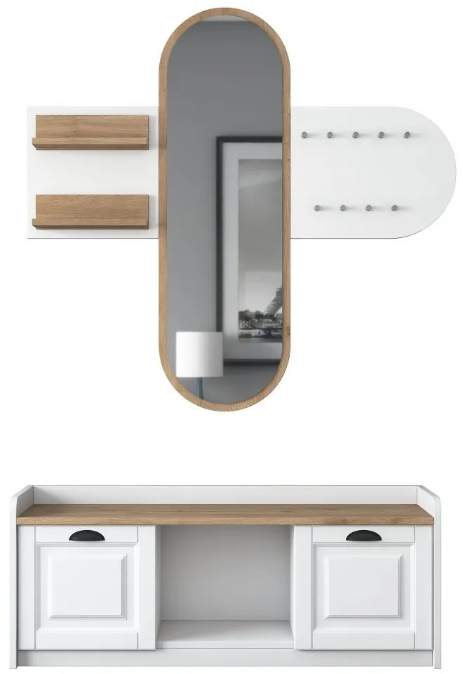 Předsíňová stěna EE101 - 1983 - Walnut