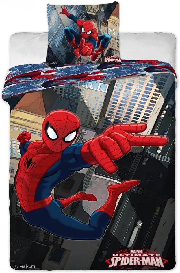 Povlečení bavlna Spiderman 140x200 cm