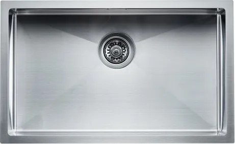 70 cm kuchyňský dřez pod montáž nerezová tyč s jednou mísou