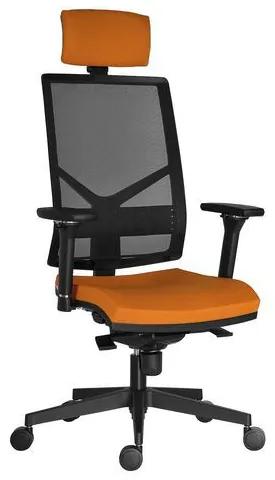Kancelářská židle Omnia, oranžová