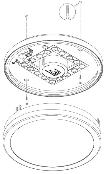 Eglo 97237 - LED Stmívatelné koupelnové svítidlo LOCANA-C LED/14W/230V BT IP44