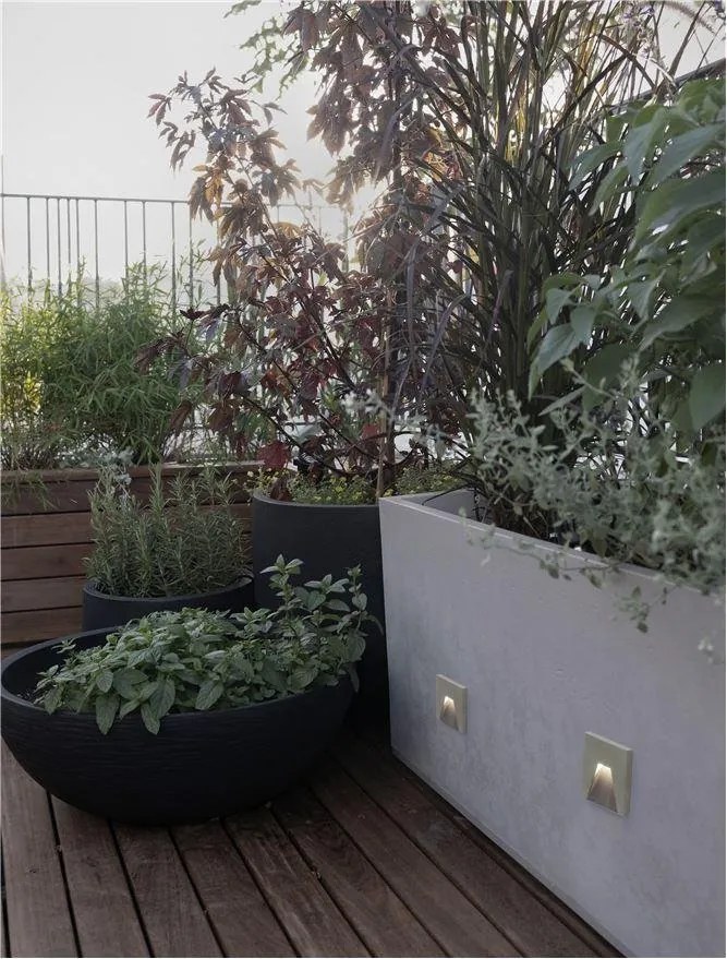 NV 9117080 Venkovní zapuštěné svítidlo do zdi FINLO šedý beton IP65 bez světelného zdroje - NOVA LUCE