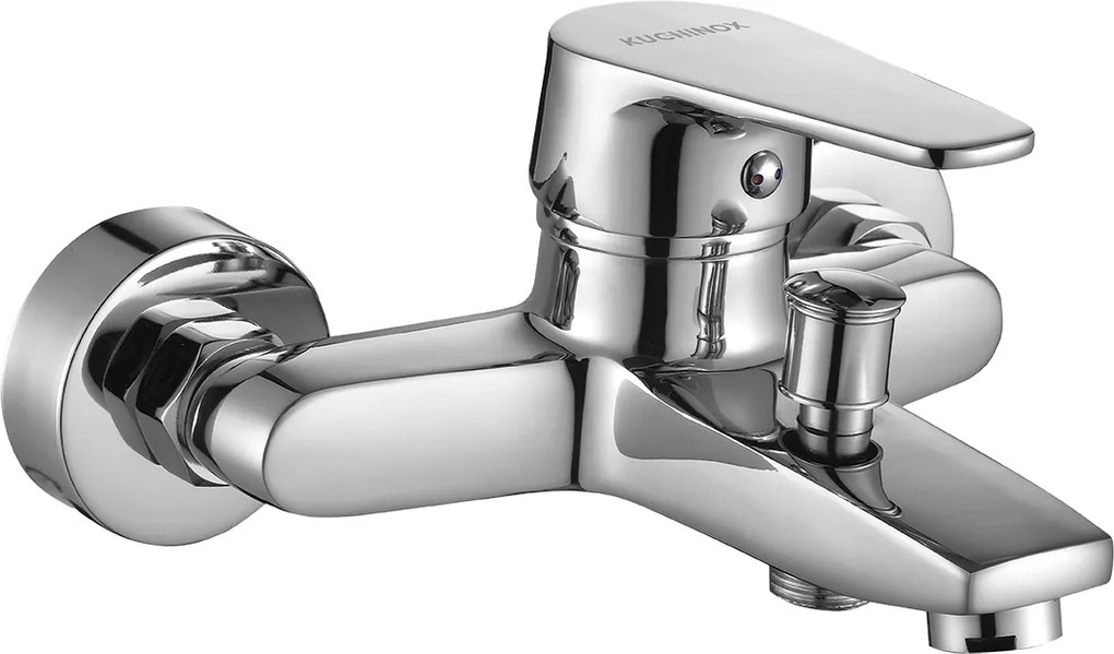 Kuchinox Luga, nástěnná vanová baterie bez sprchového setu, chromová, LAV-BQL_010D