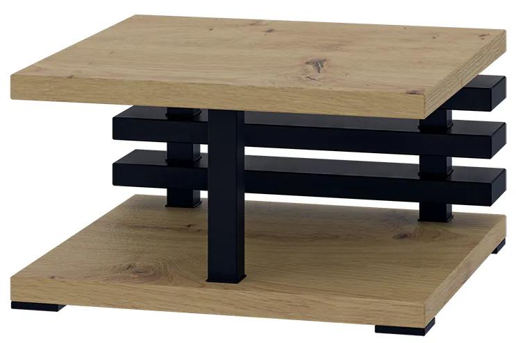 Konferenční stolek Kyram (artisan + černá). 1055173