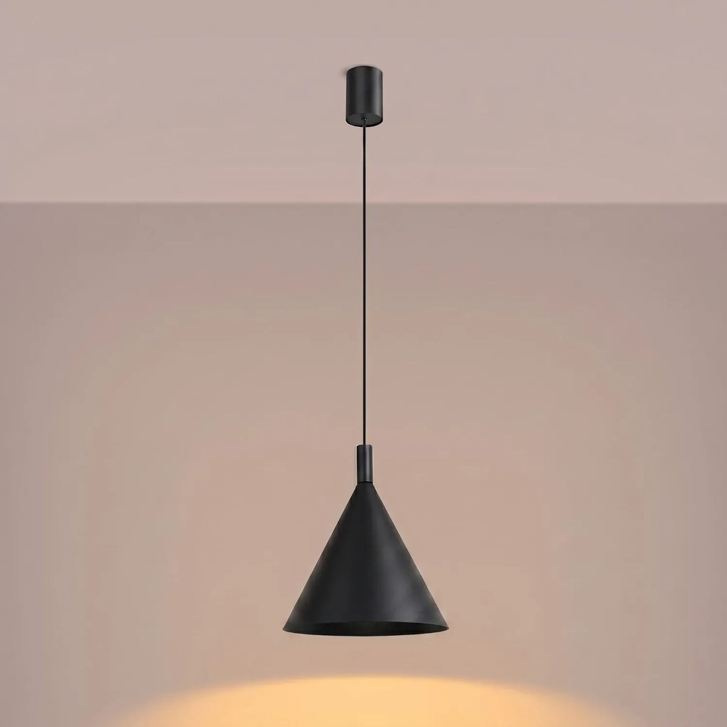 Sollux Lighting Závěsné svítidlo NOX 25 černé