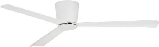 NV 9952325 Stropní ventilátor DELL tělo z hliníku matná bílá 3ABS dřevěné listy - NOVA LUCE