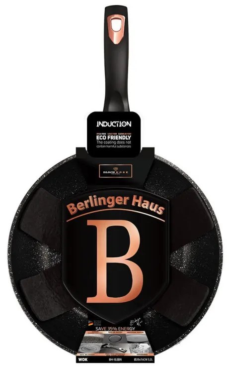 BERLINGER HAUS - Pánev WOK 28cm BLACK ROSE