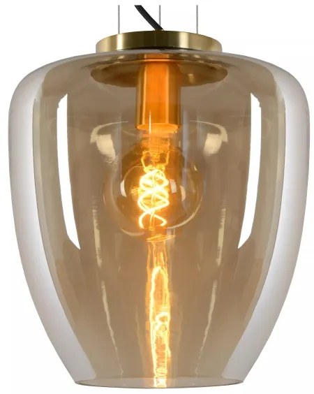 Lucide 30473/28/62 - Lustr na lanku FLORIEN 1xE27/60W/230V zlatá