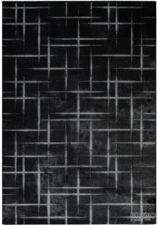 Kusový koberec Costa 3521 black - 80 x 150 cm