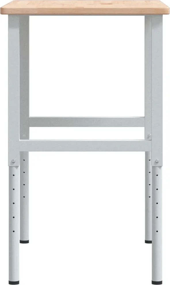 Pracovní stůl 100 x 60 x (71,5–98) cm masivní dub obdélníkový 3309700