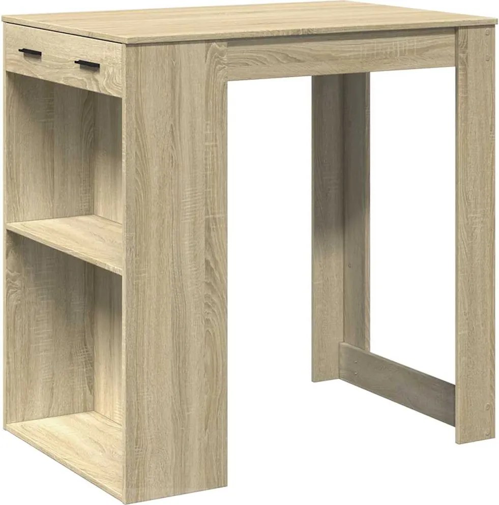 Barový stůl dub sonoma 102 x 70 x 103,5 cm kompozitní dřevo 3309323