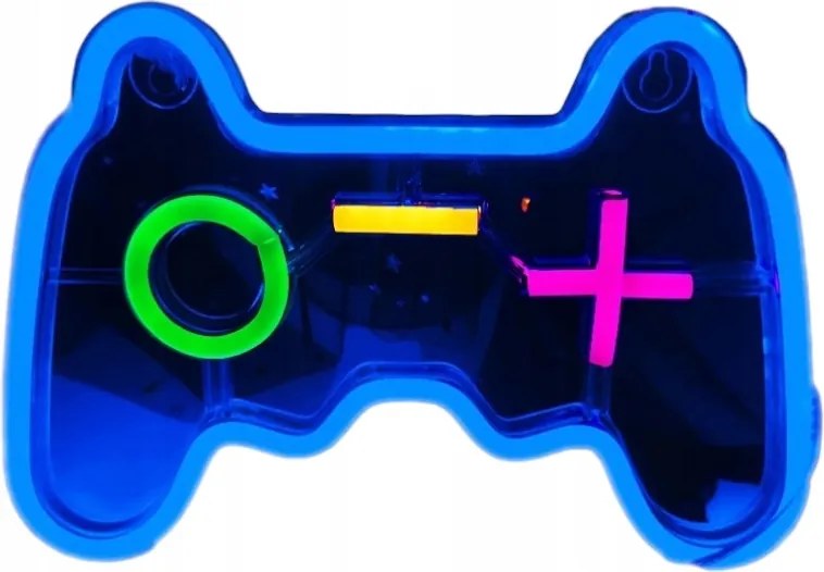 Neon Na Stěnu Konzola Led Baterie/usb Game Pad Nápis Do Pokoje Gamepad
