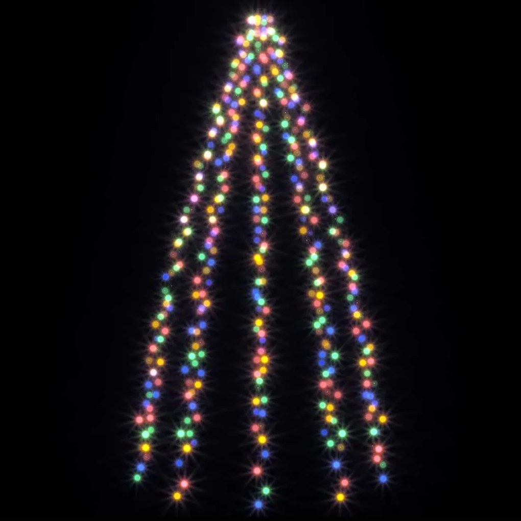 Světelná síť na vánoční stromek 400 barevných LED diod 400 cm 328894