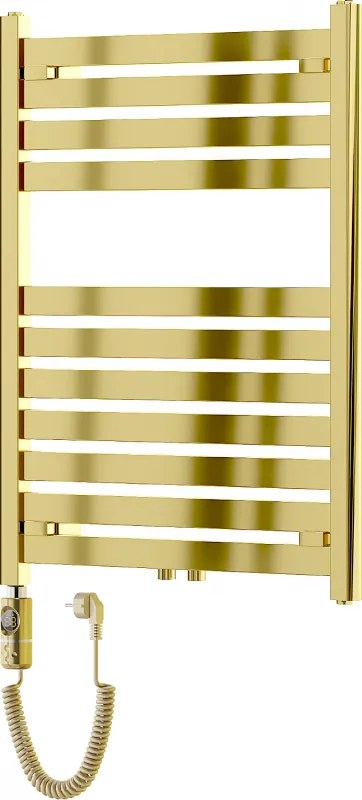 Mexen Uran, elektrické topné těleso 800x600 mm + topná tyč 300 W, zlatá lesklá, W105-0800-600-2300-50