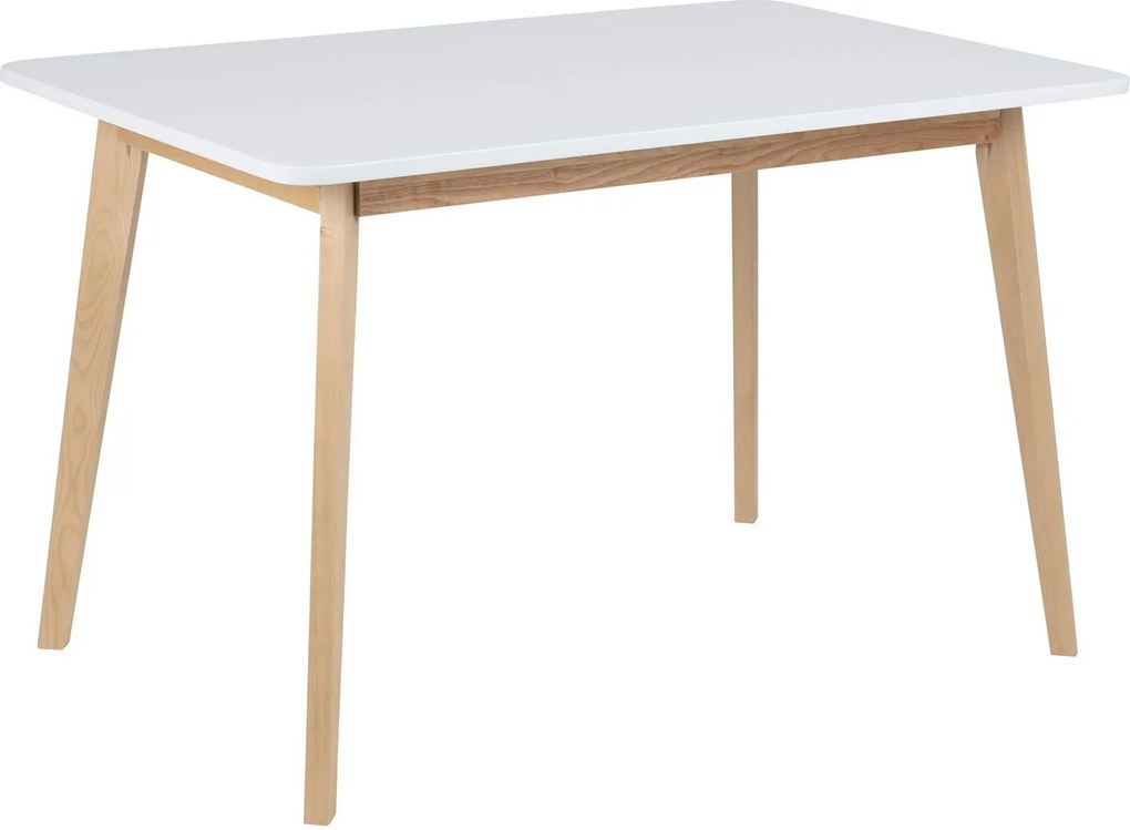 ACTONA Jídelní stůl Raven bílá 76 × 120 × 80 cm