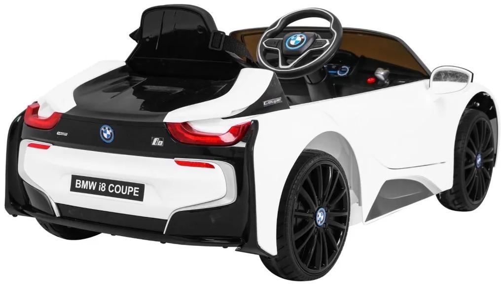 HračkyZaDobréKačky Elektrické autíčko BMW I8 LIFT bílé