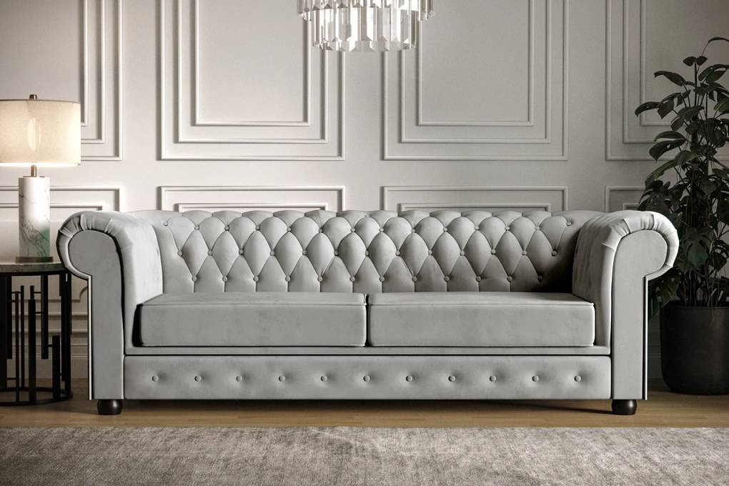GRAND Pohovka LUXURY, dvojsedák Barva: VELVET 20, Rozkládání do lůžka: Ne