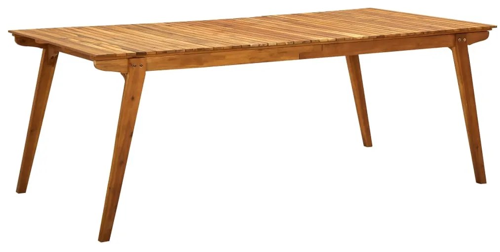 310628 vidaXL Zahradní stůl 201,5 x 100 x 75 cm masivní akáciové dřevo