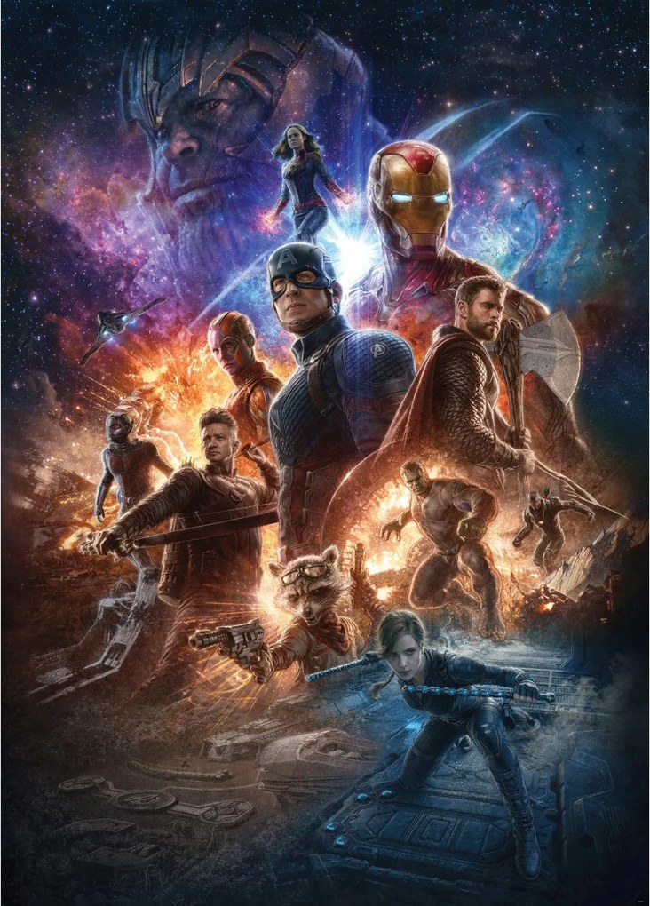 Komar Vliesová fototapeta Avengers Battle of Worlds 200 x 280 cm