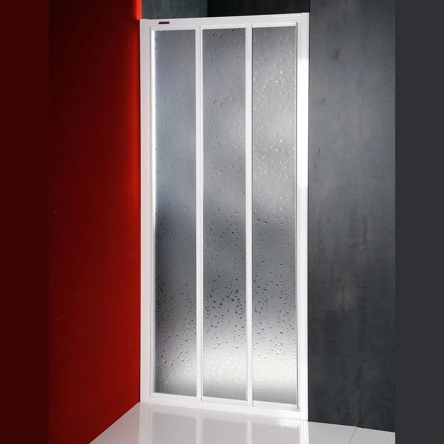Aqualine DTR sprchové dveře posuvné 1000mm, bílý profil, polystyren výplň
