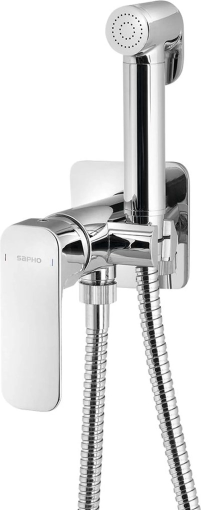 Sapho Spy - Bidetová baterie pod omítku, se Stop sprškou, chrom PY13