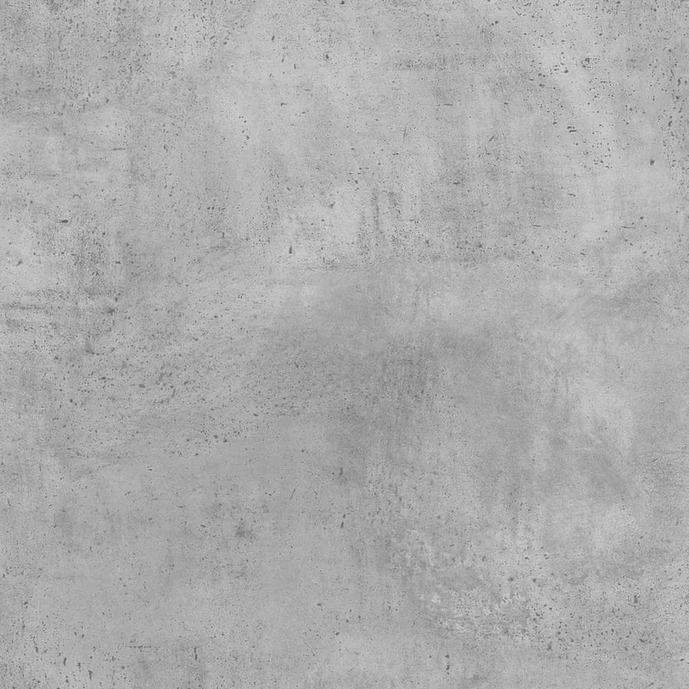 Petromila Knihovna s dvířky betonově šedá 204x37x75 cm kompozitní dřevo
