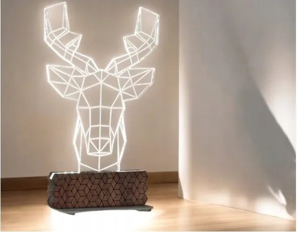 Zinteh Lighting Stolní lampa Deer o průměru 23 cm