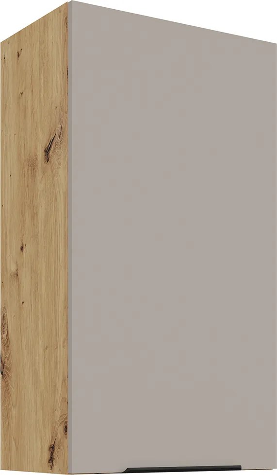 ARIA li | horní skříňka 50 G-90 1F policová | 50 cm | VYSOKÁ | ANTI FINGERPRINT povrch | artisan/béžová
