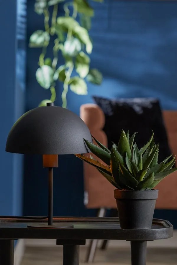 Designová stolní lampa MEREL MATT BLACK