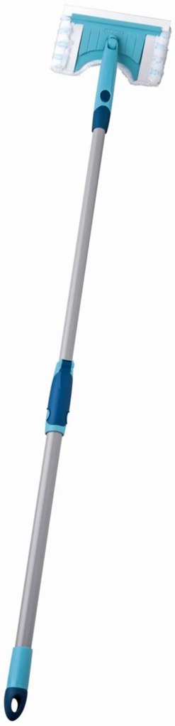 Leifheit - Stěrka na dlaždice a vanu Flexipad Evo s teleskopickou tyčí 80-110 cm 41700