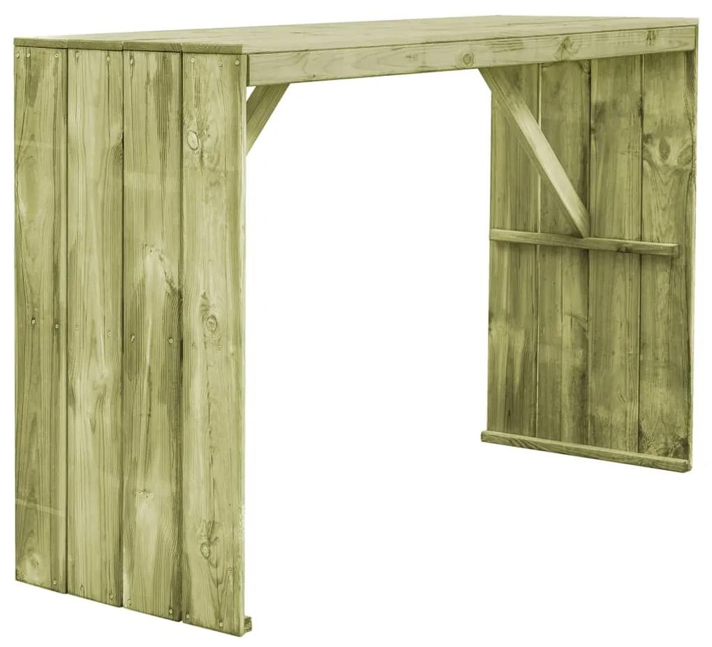 Barový stůl 170 x 60 x 110 cm impregnovaná borovice,  44902
