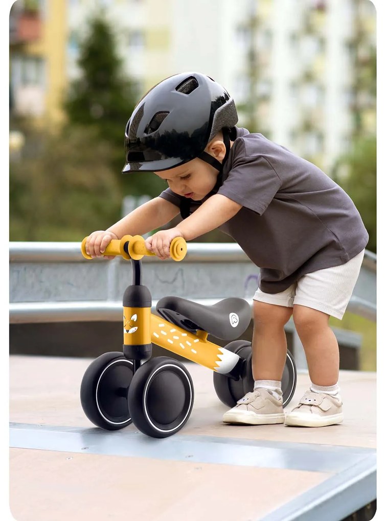 Tříkolové balanční kolo Ricokids pro děti s nastavitelným sedadlem a bezpečnostními úchyty