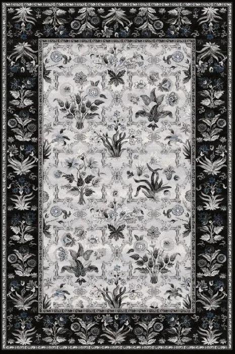 Kusový koberec Olandia černý 160 x 240 cm