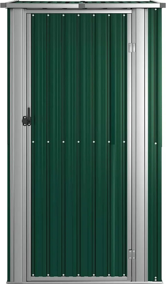 Zahradní domek zelený 118,5 x 97 x 209,5 cm pozinkovaná ocel 150899