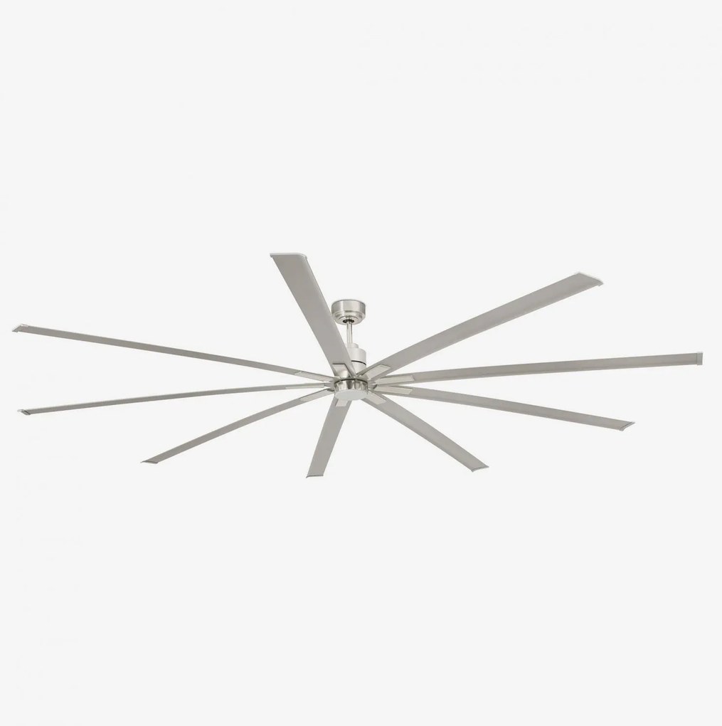 FARO 33496 MANHATTAN XL LED, nikl, stropní ventilátor s DC motorem - FARO