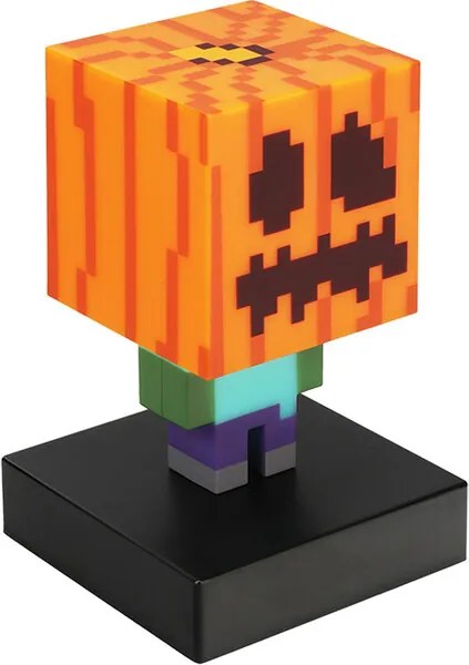 Lampička Paladone Icon Light Minecraft - Pumpkin Creeper Vícebarevná