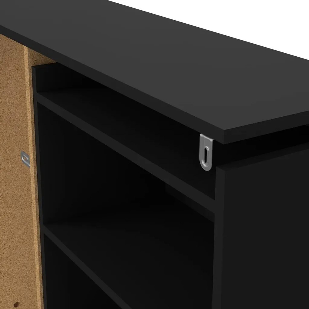 Úložné čelo postele Simplicity 165 cm, černý mat