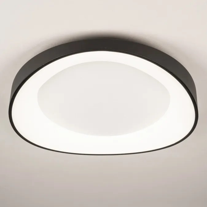 Stropní designové LED svítidlo Organic Black 48