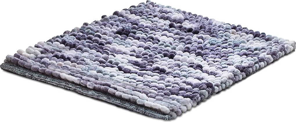 LineaDue PUNTO - Koupelnová předložka stříbrná šedá Rozměr: 60x100 cm