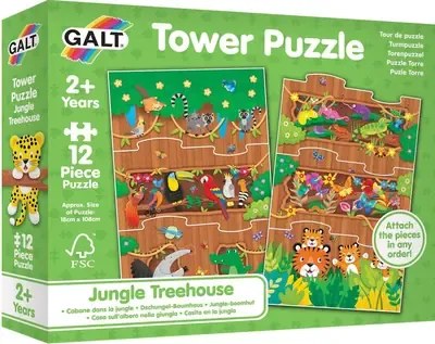Asmodee Puzzle věž: Džungle / od 2 let