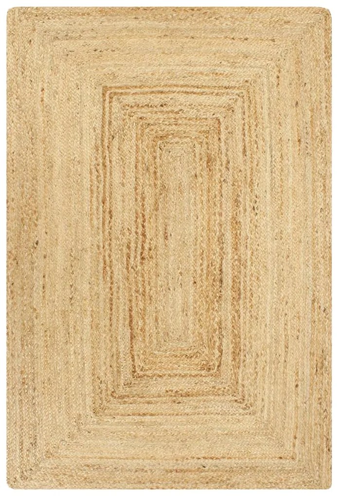 Ručně vyráběný koberec juta přírodní 80 x 160 cm 133728