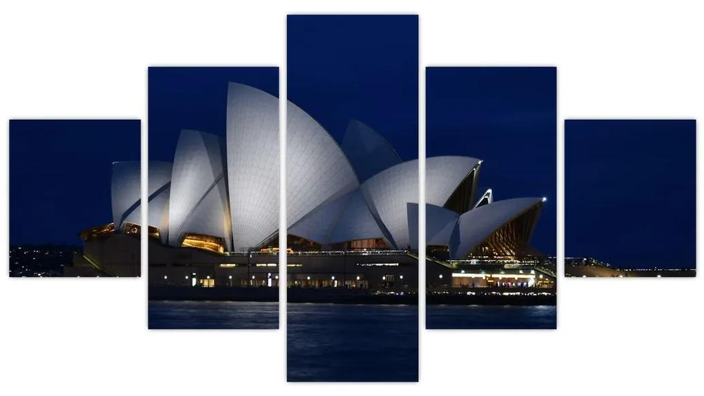 Obraz nočního Sydney (125x70 cm)