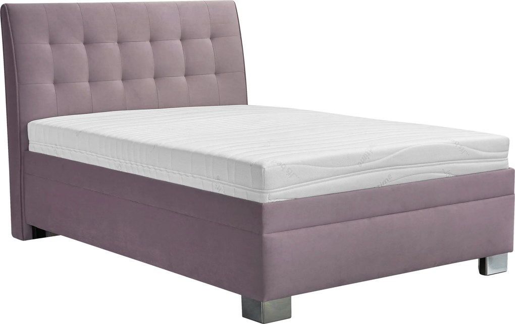 XXXLutz ČALOUNĚNÁ POSTEL, 140/200 cm, fialová Blanar - Postele s úložným prostorem - 002648009803