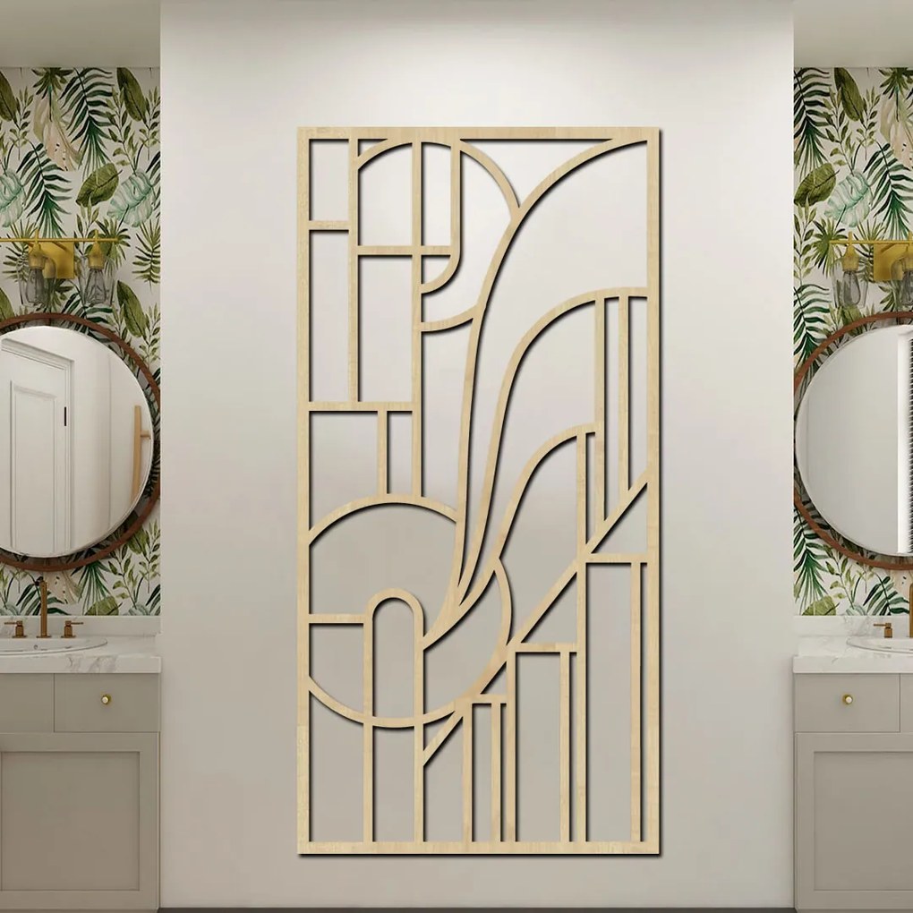 dřevo života Dřevěný panel na zeď GATSBY II Zvolte rozměr (cm): 100x200, Zvolte barvu dekoru: Třešeň