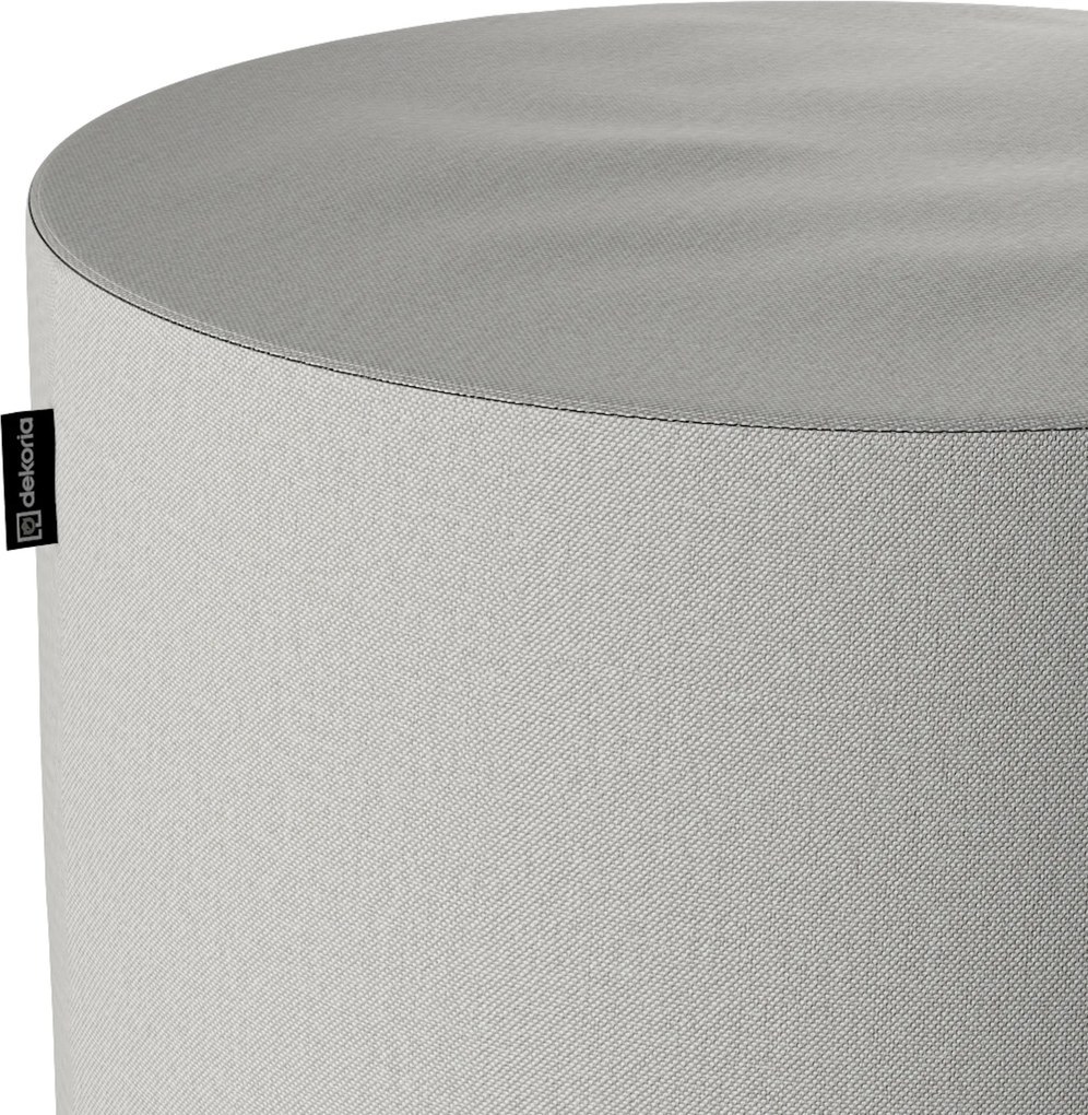 Sedák Barrel- válec pevný barva šedá látka pletený vzor