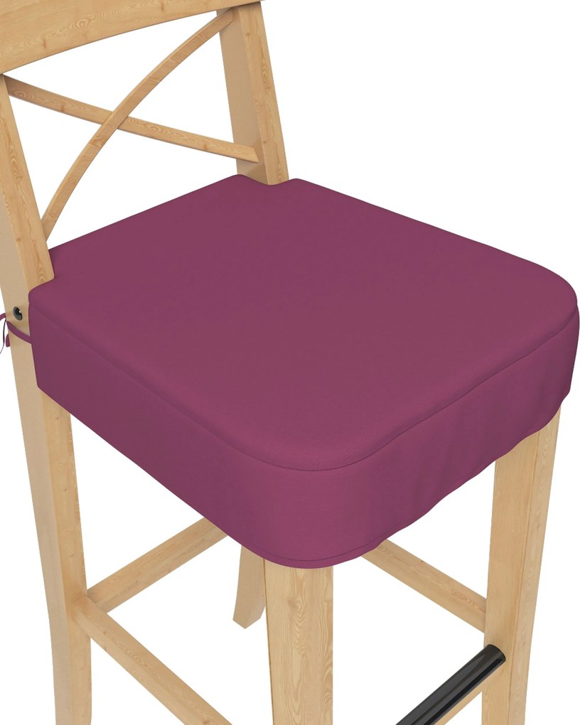 Sedák na židli IKEA Ingolf - barová barva švestková
