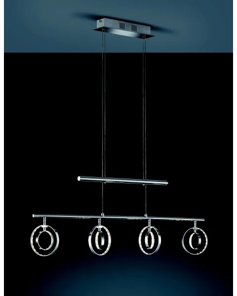 Reality - LED Lustr na lanku PRATER 4xLED/4,5W/230V