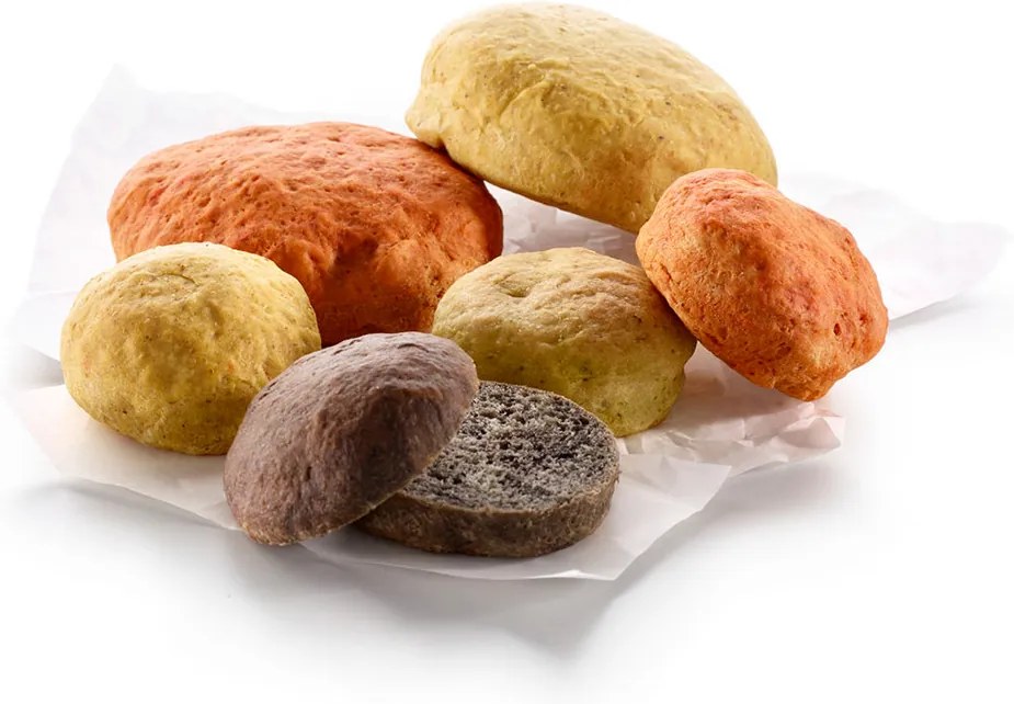 Sada silikonových forem na burgerové housky Lékué Burger Bread Mould